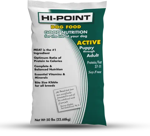 Hi-Point Active Dog Food (50 LB) - Coahoma, TX - Pioneer Weed Control ...